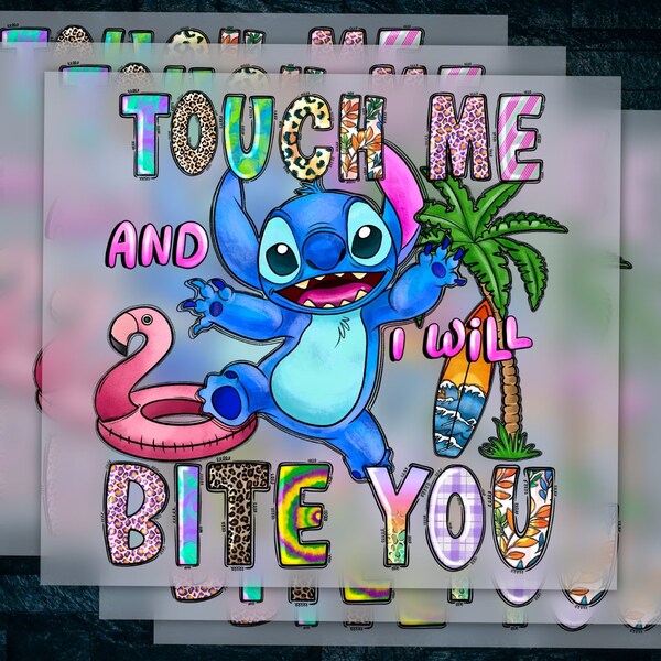 Dtf Transfer Stitch Character - Etsy