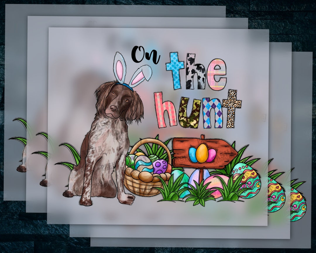 Easter Hunt DTF, Camouflage DTF, Egg Hunting, Heat Transfer Design ...