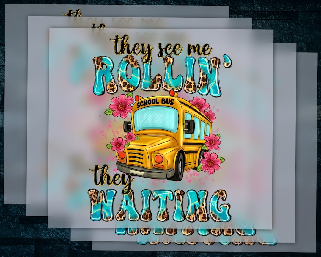 Back to School Heat Transfer Design for Sublimation, DTF Ready to Press ...