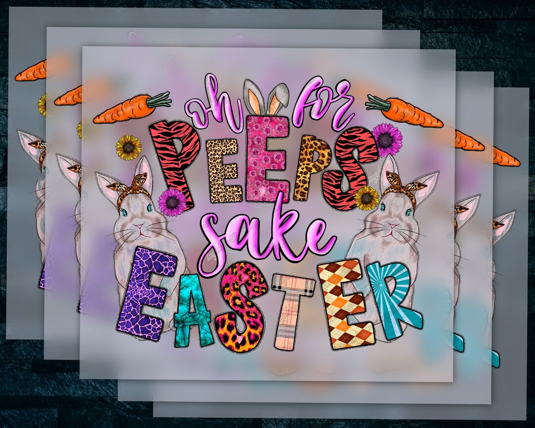 Ready-to-press Easter DTF: Cute Bunny and Easter Egg Graphics, Heat ...