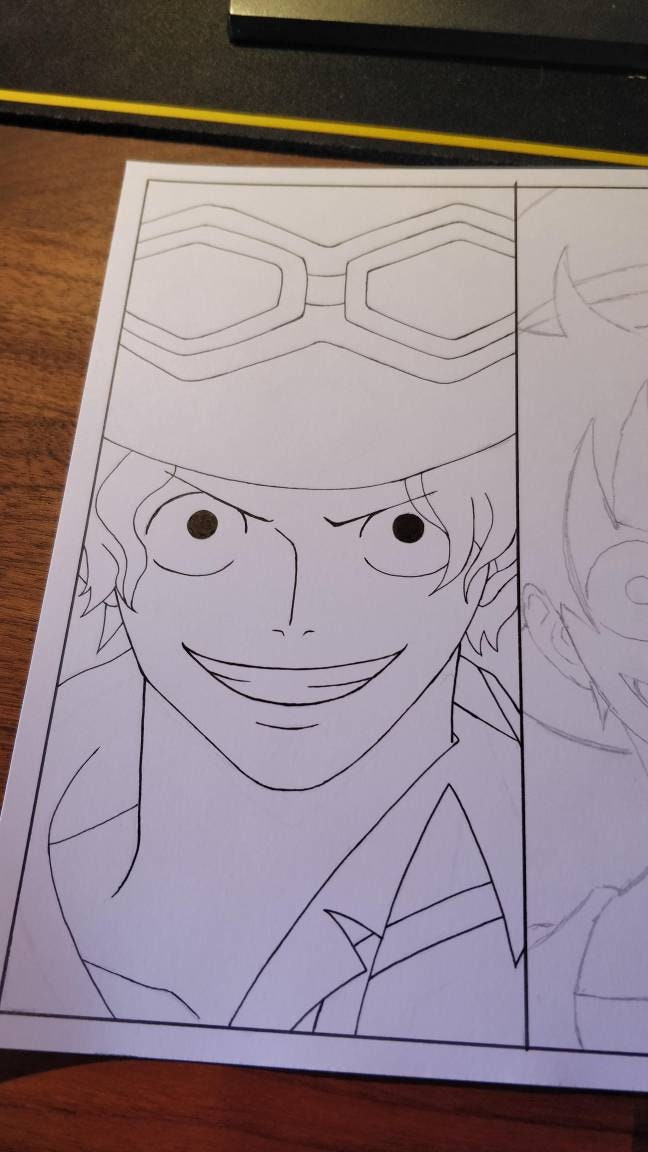 One Piece Ace And Luffy Drawing