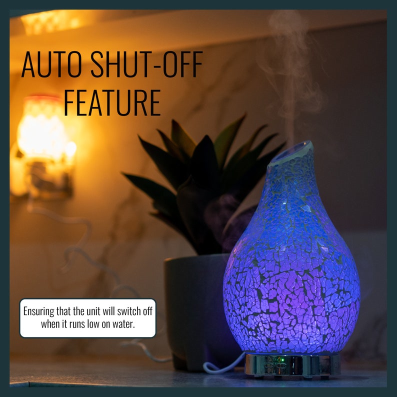 S1 Star Electric Aroma Diffuser 7 Colour Changing Lights LED Mosaic ...
