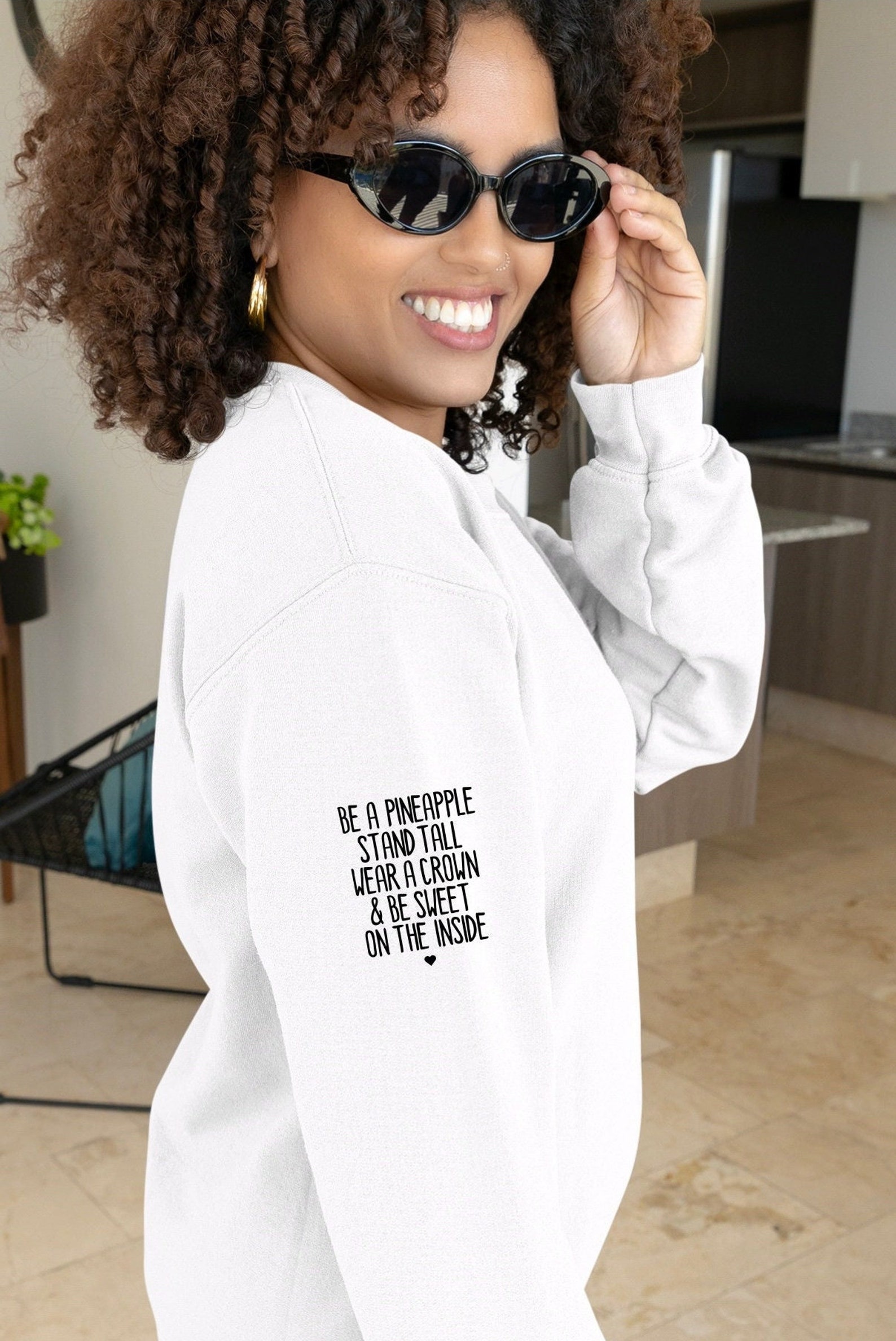 Positive Affirmation Stand Tall Sweater Positivity, Minimalist ...