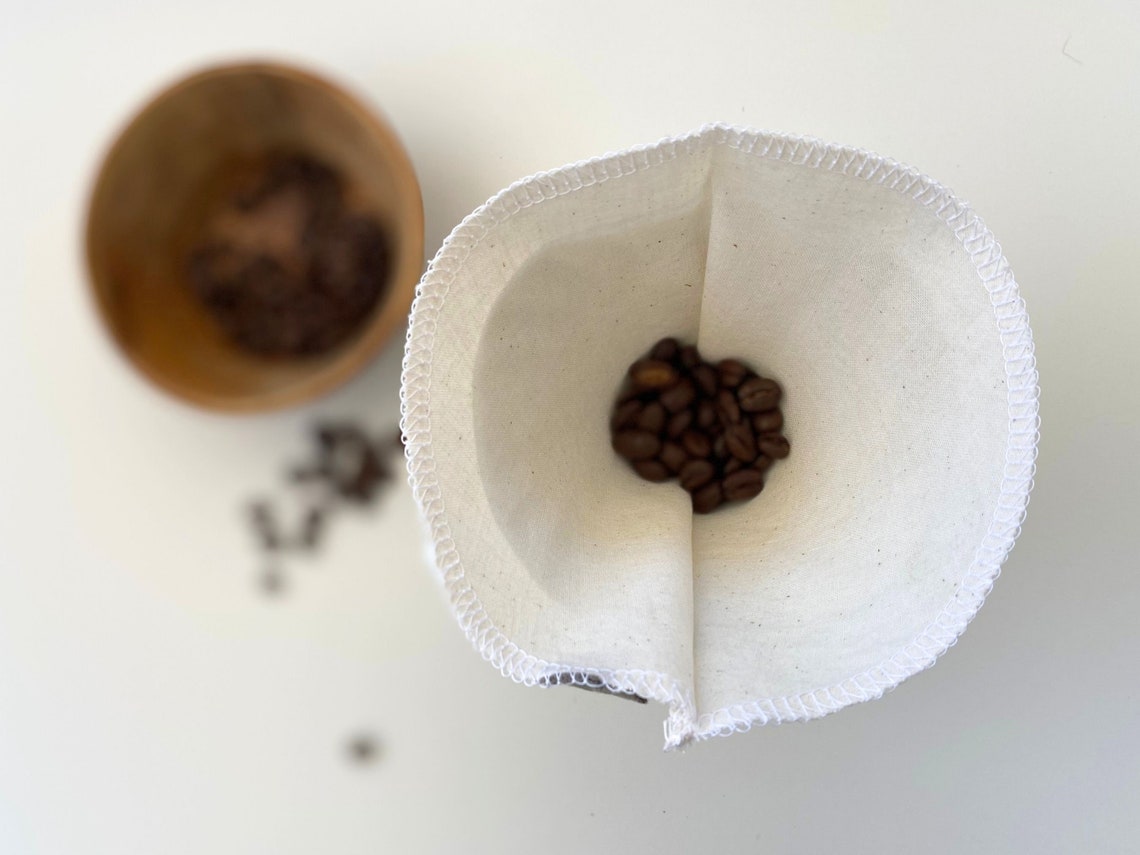 Reusable Coffee Filter #4 Organic Cotton - Etsy