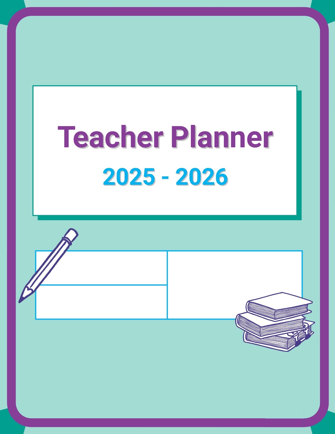 2025-2026 Teacher Planner – Digital & Printable Lesson Plan Book (PDF ...