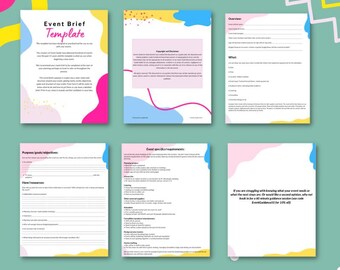 Event Planner Proposal Template Clean New Client Pitch - Etsy