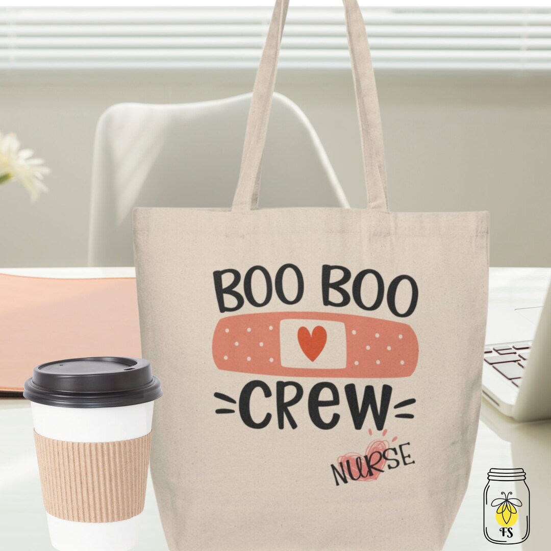 Funny Boo Boo Nurse Tote Bag Perfect Canvas Bag for Medical ...