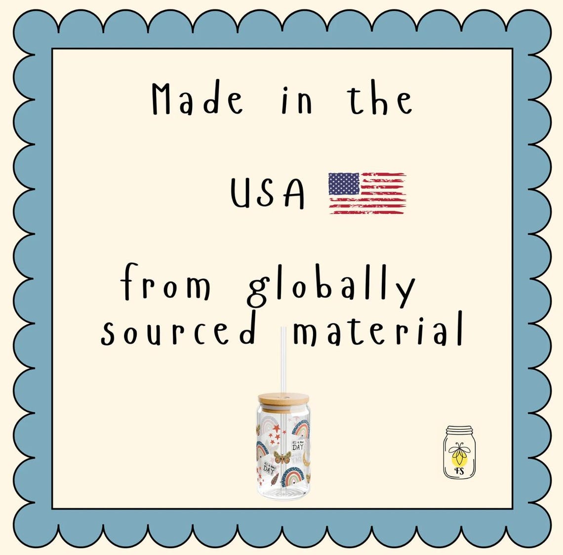 Gingerbread Man Sipper Glass Custom Christmas Libby Glass 16oz ...