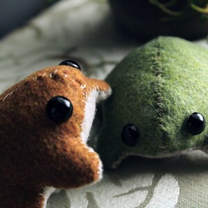 Felt Vintage-look Toad Plushies - Etsy