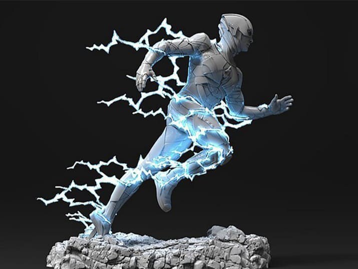 The Flash Ezra 3D Print STL - Etsy