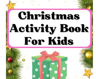 Christmas Colouring in Book Downloadable Printable 100 Pages Children's ...