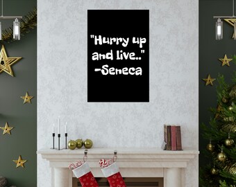 Seneca Quote Poster, Lucius Annaeus Seneca Quote, Seneca Wall Art ...