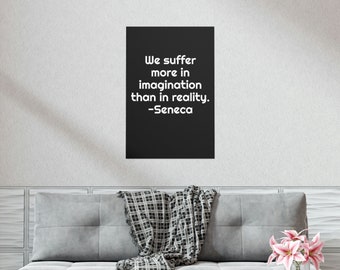 Seneca Quote Poster, Lucius Annaeus Seneca Quote, Seneca Wall Art ...