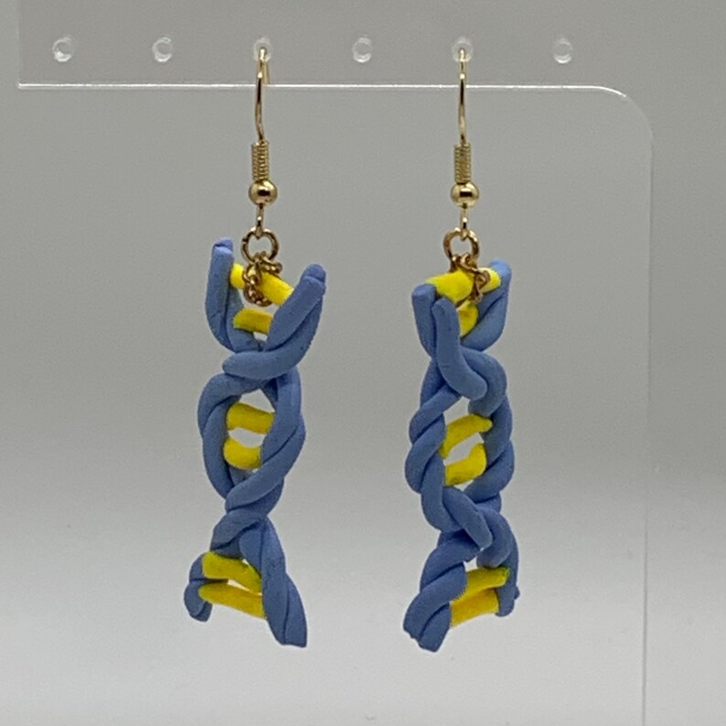 DNA (handmade BTS Inspired Clay Dangle Earrings) - Etsy