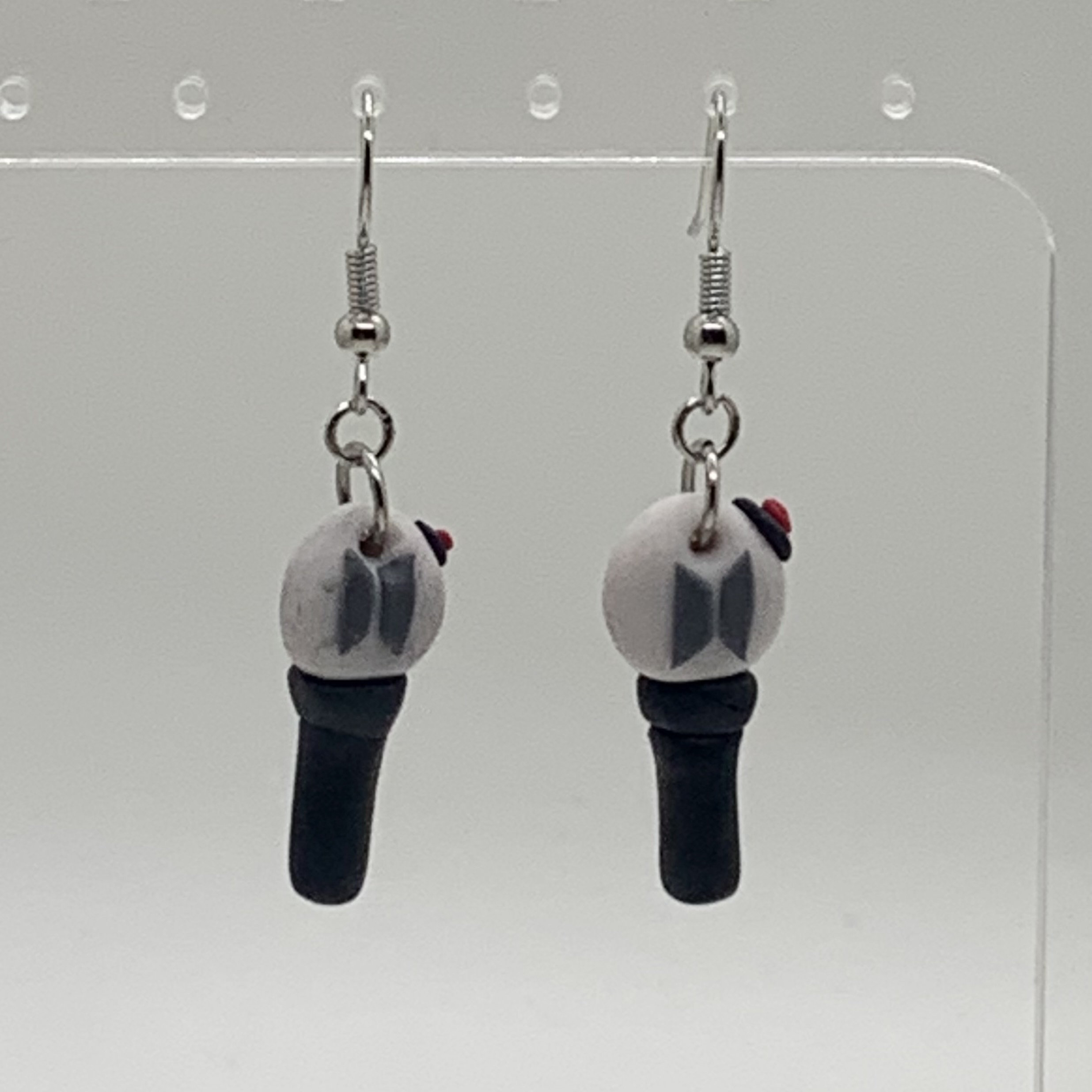 BTS ARMY Bomb Light Stick handmade BTS Inspired Clay Dangle Earrings - Etsy