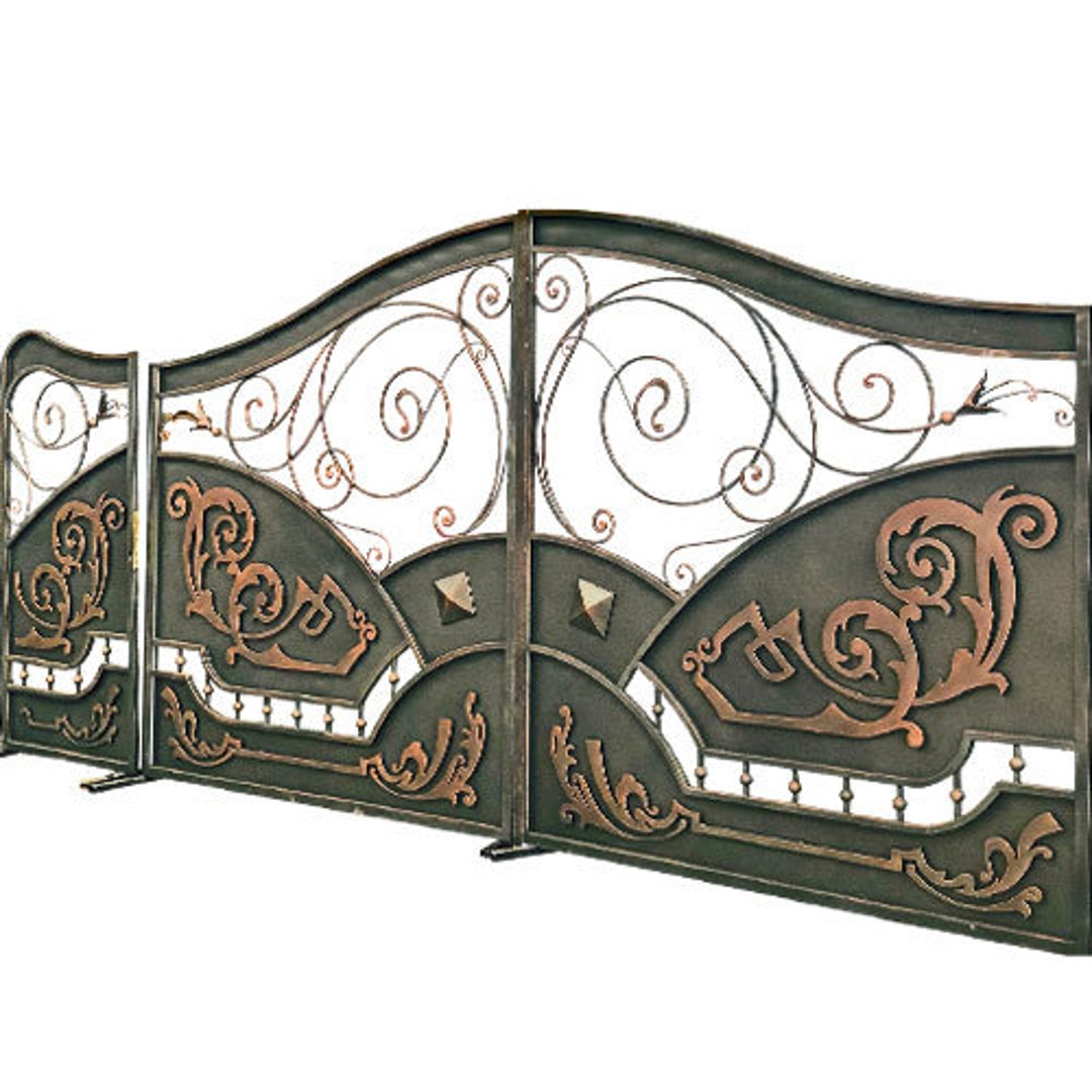Custom Wrought Iron Gates Handcrafted in Ukraine - Etsy