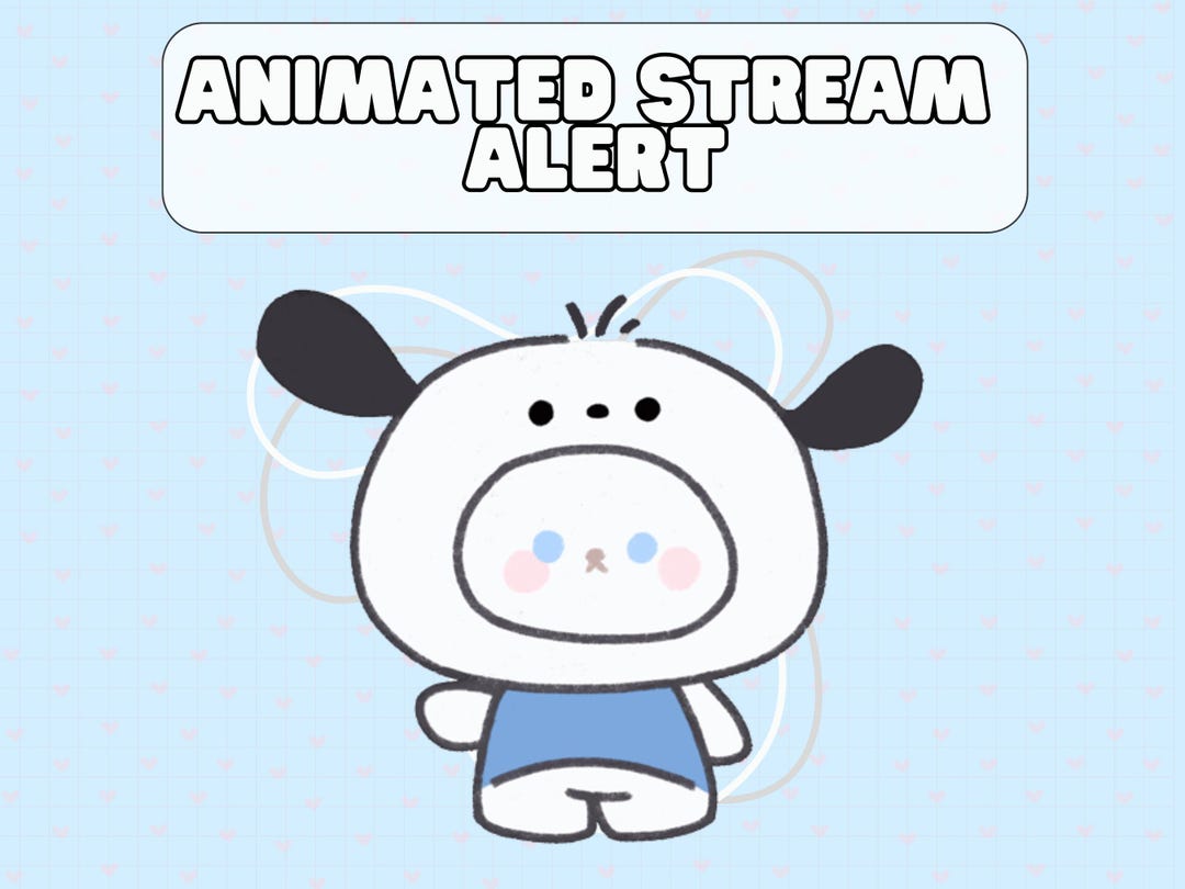 Animated Stream Alert - Cute - Twitch Alert - Kawaii - Chibi ...