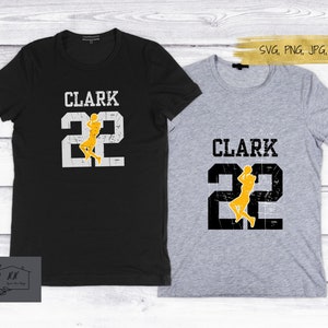 SVG Files, CLARK 22 Svg, Caitlin Clark Svg, Basketball Svg, 22 Clark ...