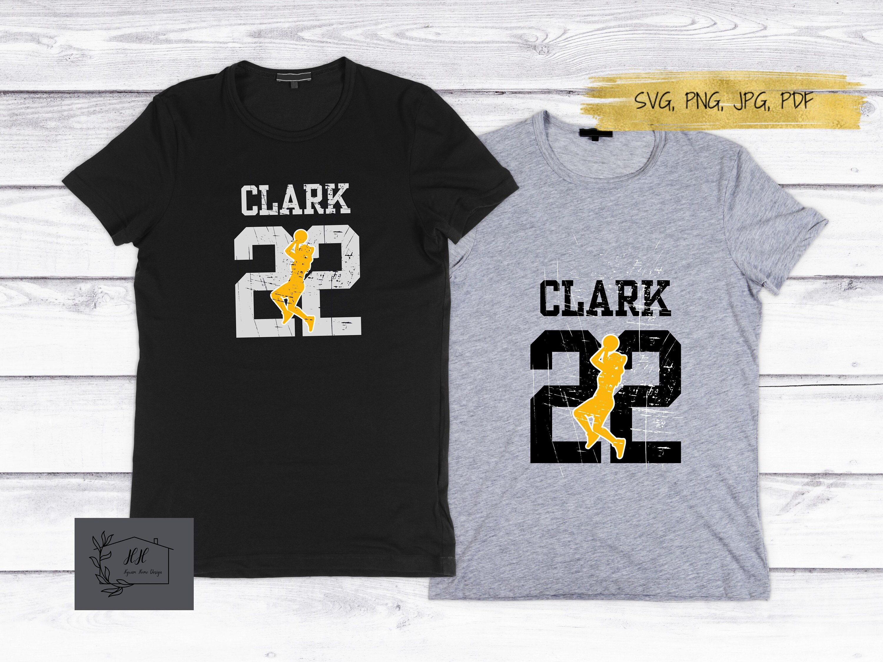 SVG Files, CLARK 22 Svg, Caitlin Clark Svg, Basketball Svg, 22 Clark ...