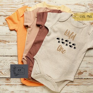 SVG Files, Wild One Svg, Newborn Onesie Svg, Animal Prints Svg, Paw ...