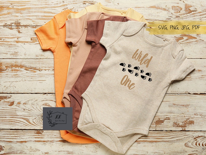 SVG Files, Wild One Svg, Newborn Onesie Svg, Animal Prints Svg, Paw ...