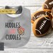 SVG Files, Huddle and Cuddle Svg, Football Onesie Svg, Football With ...