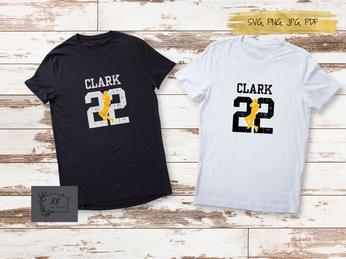 SVG Files, CLARK 22 Svg, Caitlin Clark Svg, Basketball Svg, 22 Clark ...