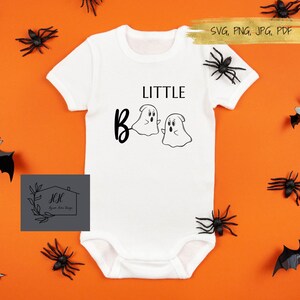 SVG Files, Little Boo Svg, Halloween Onesie Svg, Ghost Svg, First ...