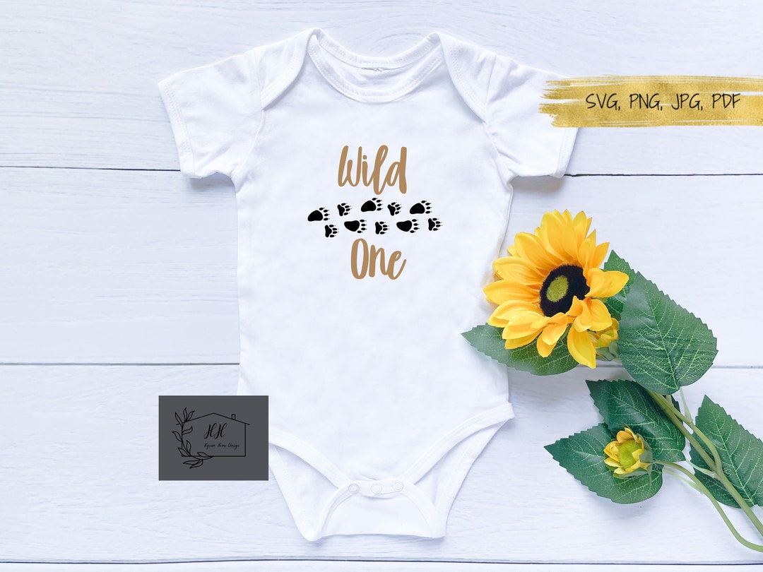 SVG Files, Wild One Svg, Newborn Onesie Svg, Animal Prints Svg, Paw ...