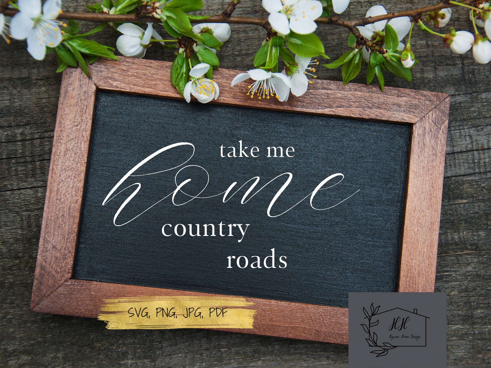 SVG Files, Take Me Home Country Road SVG, Farmhouse Sign, Clip Art ...