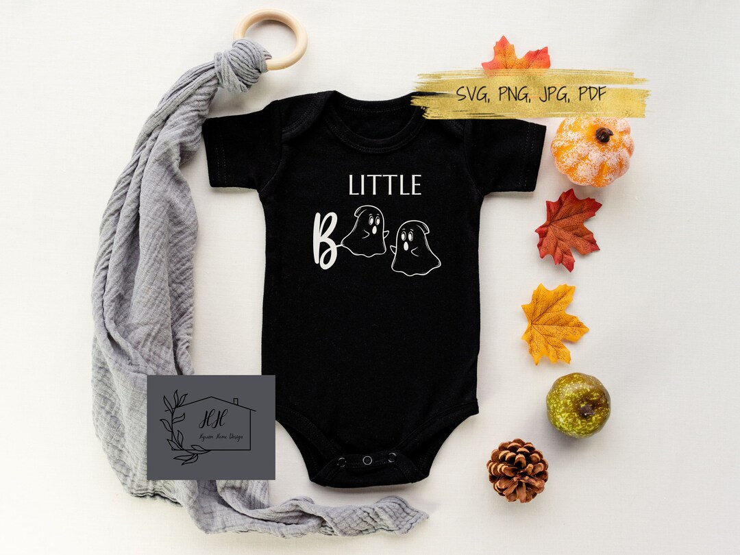 SVG Files, Little Boo Svg, Halloween Onesie Svg, Ghost Svg, First ...