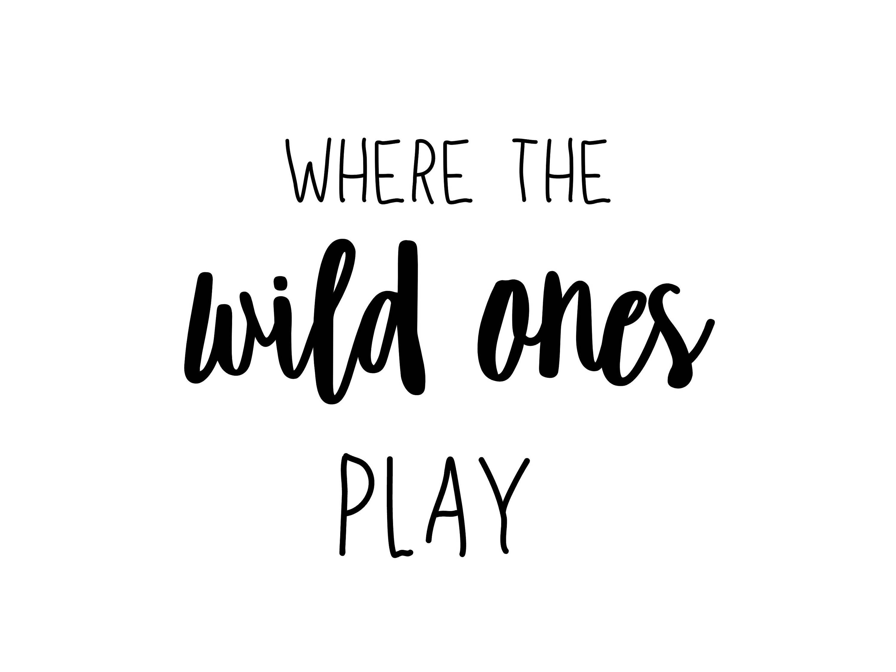 SVG Files, Where the Wild Ones Play Svg, Nursery Svg, Farmhouse Svg, Newborn Svg, Clip Art ...