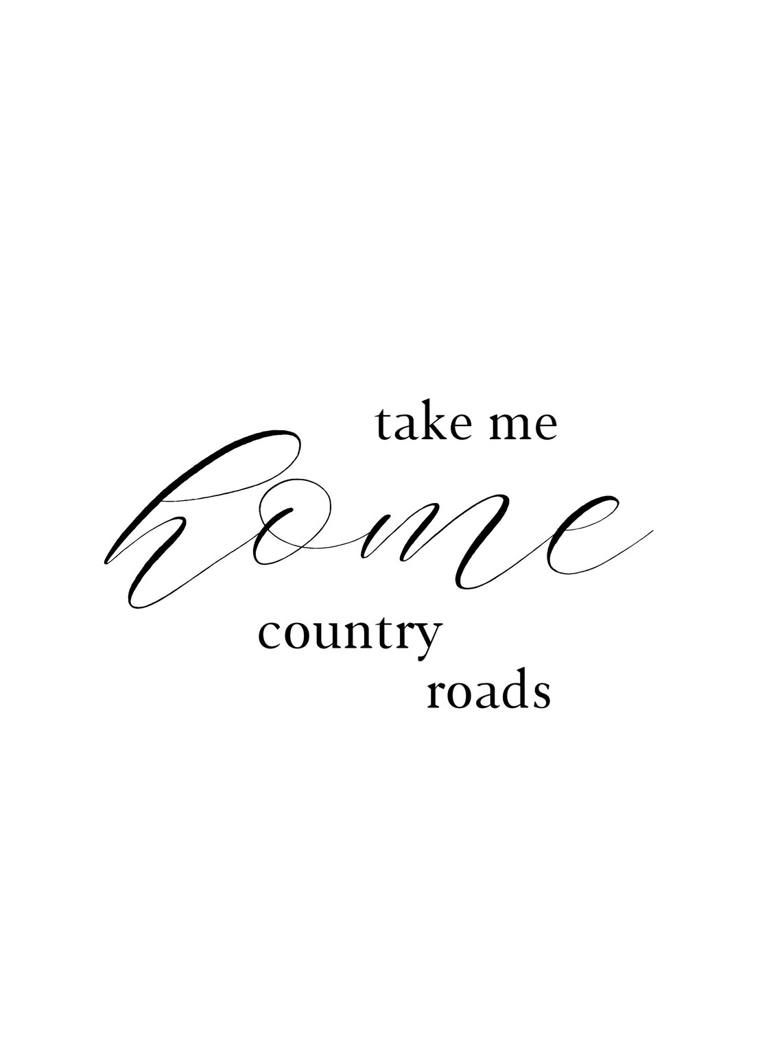 SVG Files, Take Me Home Country Road SVG, Farmhouse Sign, Clip Art ...