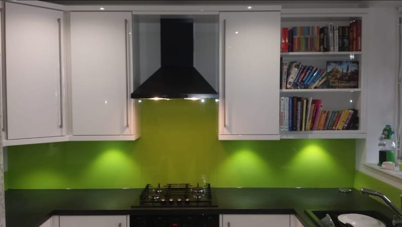Stunning Glass Splashbacks Black Any Size - Etsy