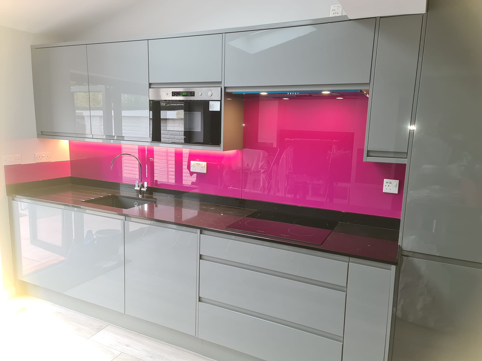 Stunning Glass Splashbacks Black Any Size - Etsy