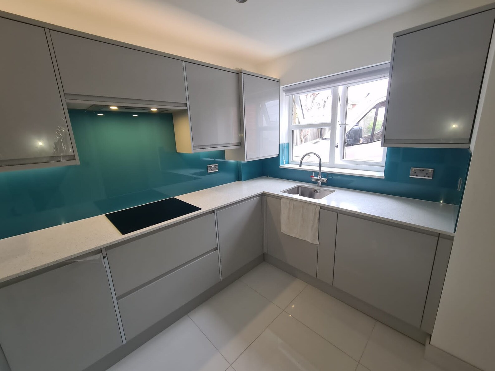 Stunning Glass Splashbacks - Black - Any Size - Etsy