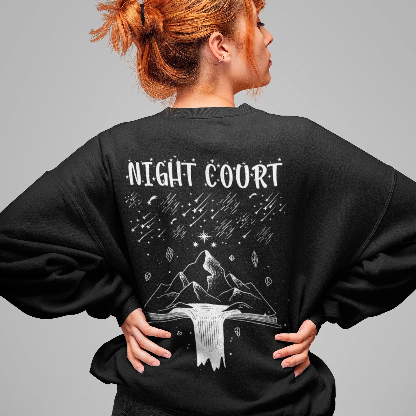 ACOTAR Starfall Night Court Double Side Print Sweatshirt A - Etsy