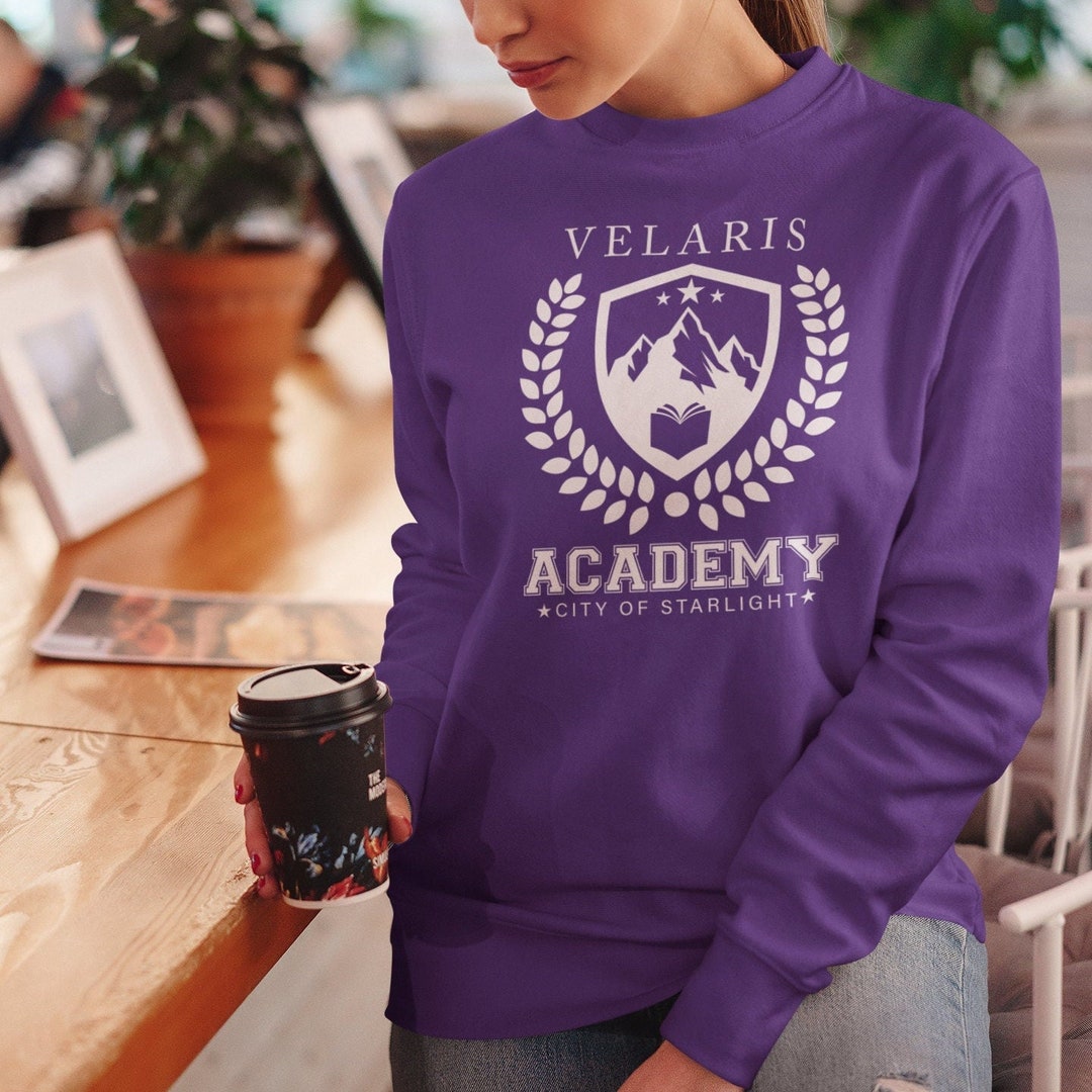 ACOTAR Velaris Academy Sweatshirt, Literary Sweater, SJM, Bookish Gift ...