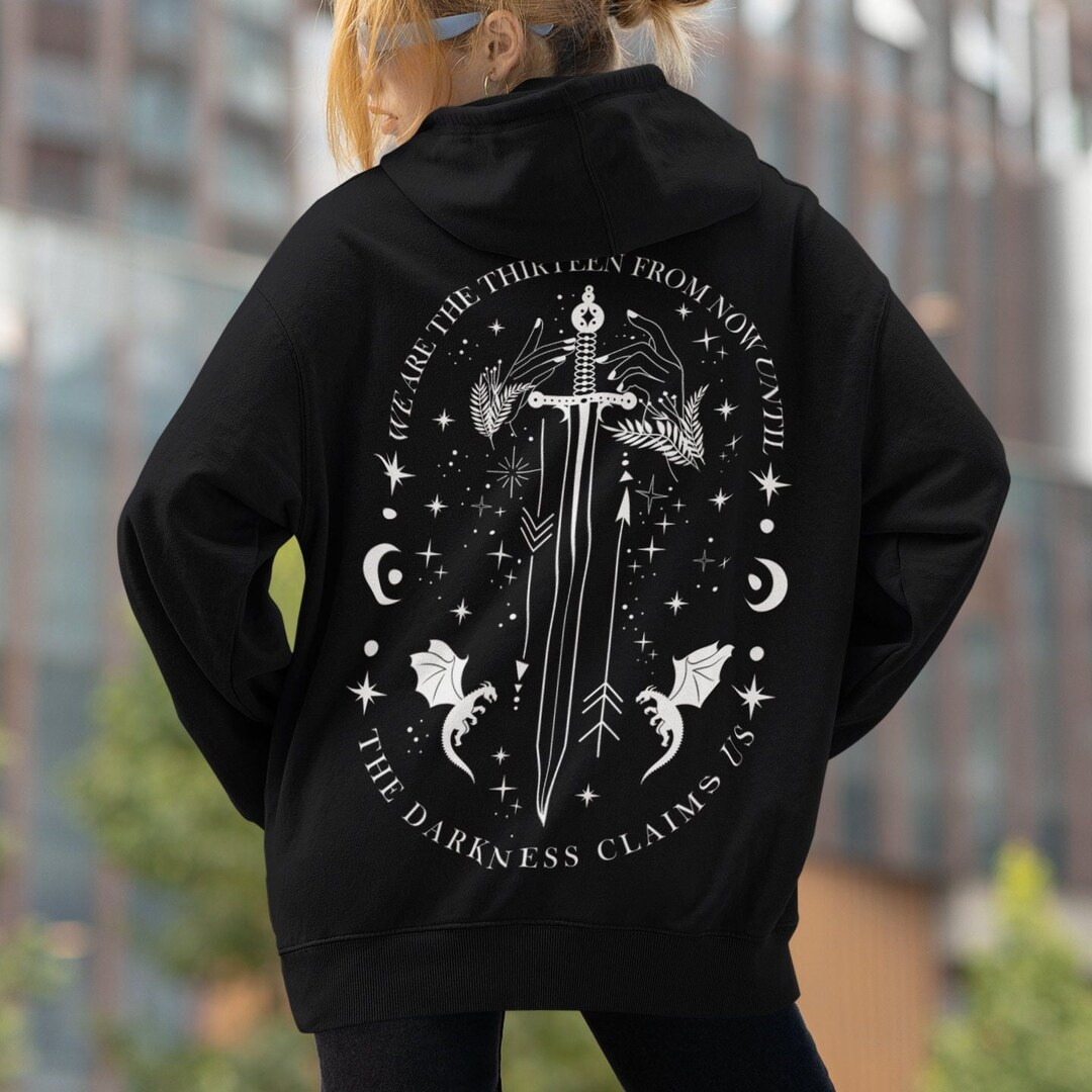 TOG Inspired - the Darkness Claims Us, Back Print Zip up Hoodie, SJM ...