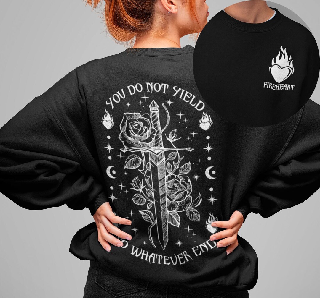TOG - Fireheart, You Do Not Yield, Double-sided Print Sweatshirt, SJM ...