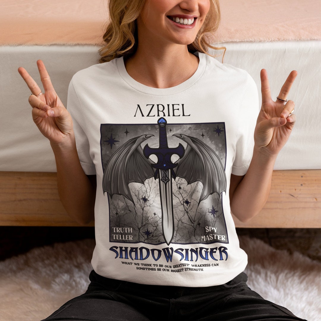 Shadow Singer T-shirt, ACOTAR Inspired, Booktok, Bookish Gift, Unisex ...