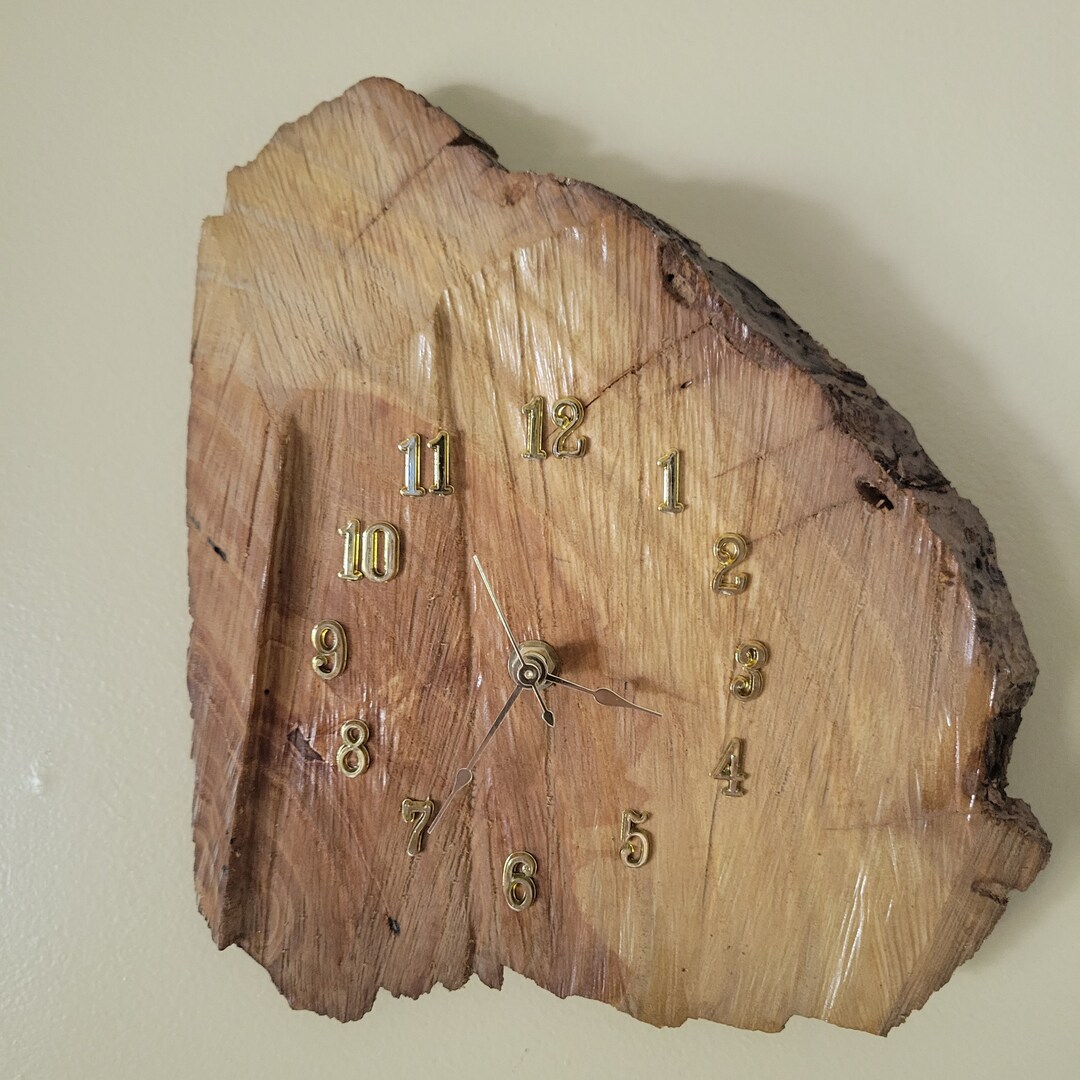 Live Edge Clock - Etsy