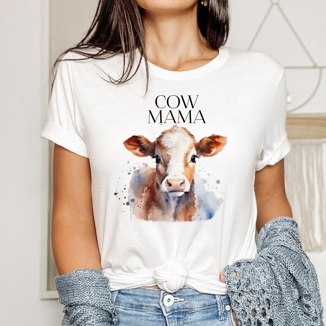 Cow Mom Shirt, Farmer Shirt, Cow Shirt, Cow Mama Tee, Raising Cows, Cow ...