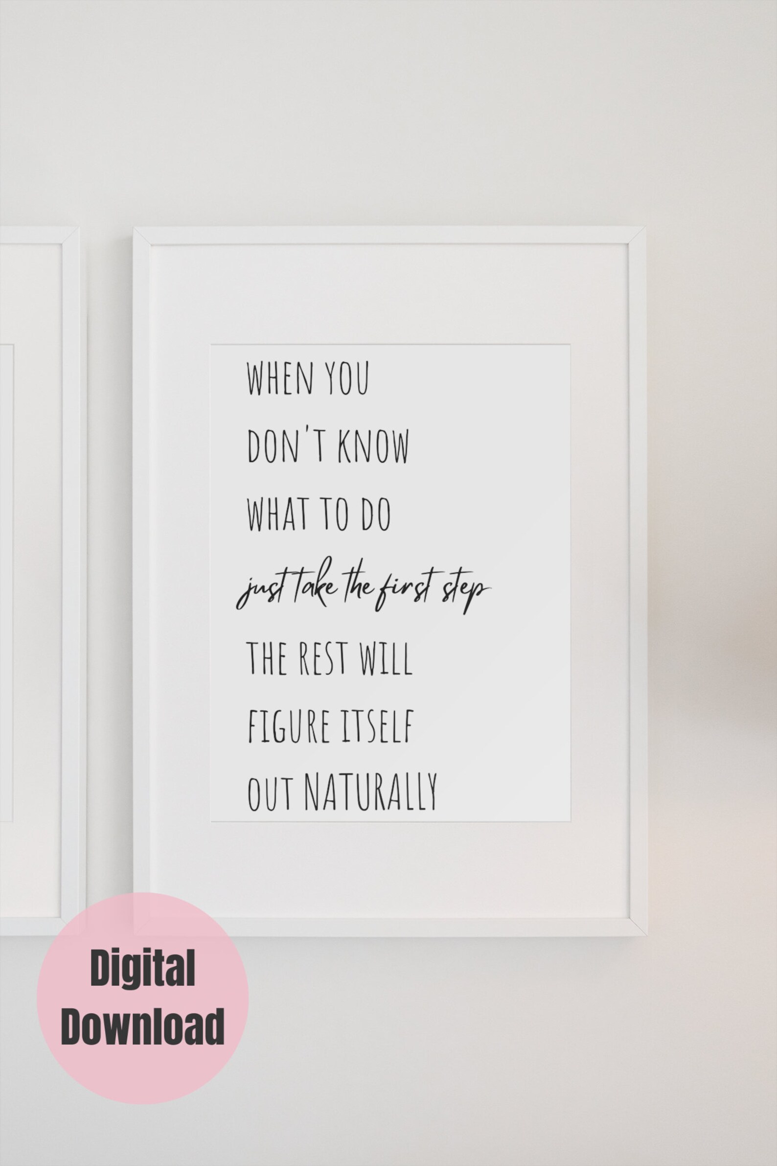Take the First Step Beidou Quote, Genshin Impact Fanmade Wall Art ...
