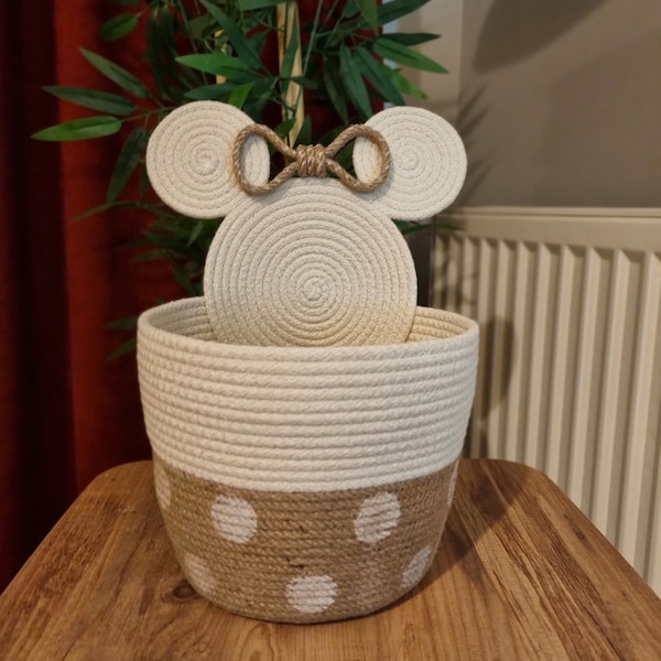 Mickey Mouse Basket - Etsy