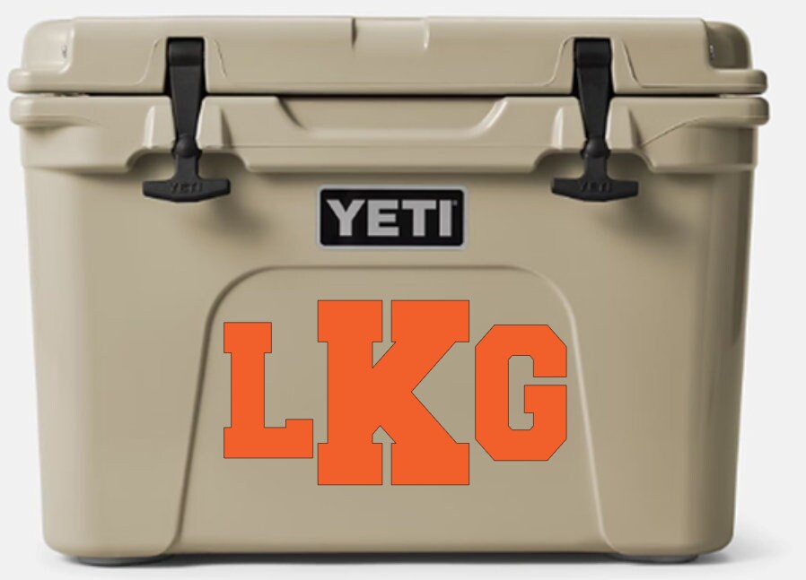 Cooler Monogram Great for All Cooler Types Great Gift Idea Yeti ...