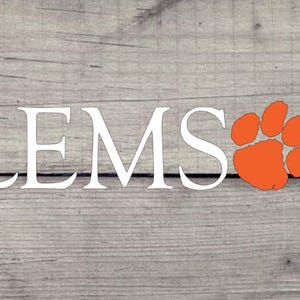 Clemson Graduation Ring Decal - With Year of Graduation - Etsy