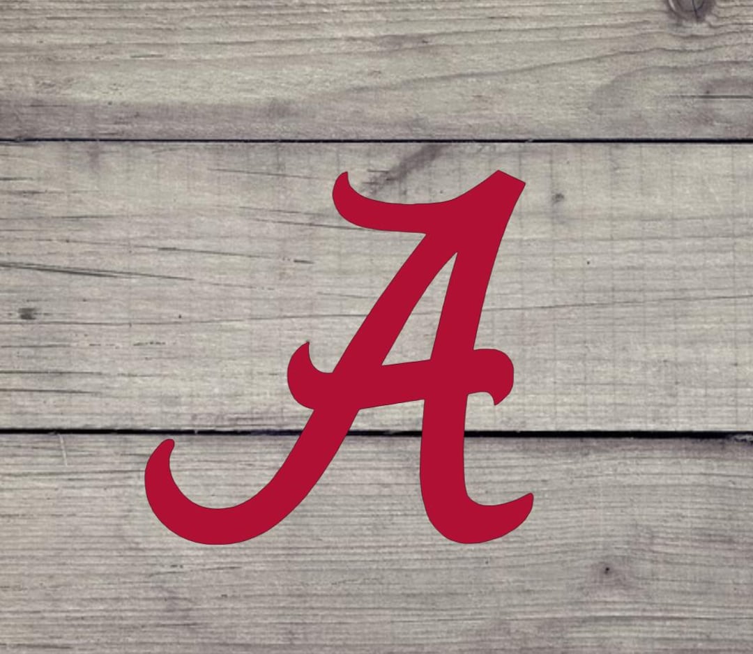 Alabama 'A' Vinyl Decal - Roll Tide - Car, Laptop, Stanley - Etsy