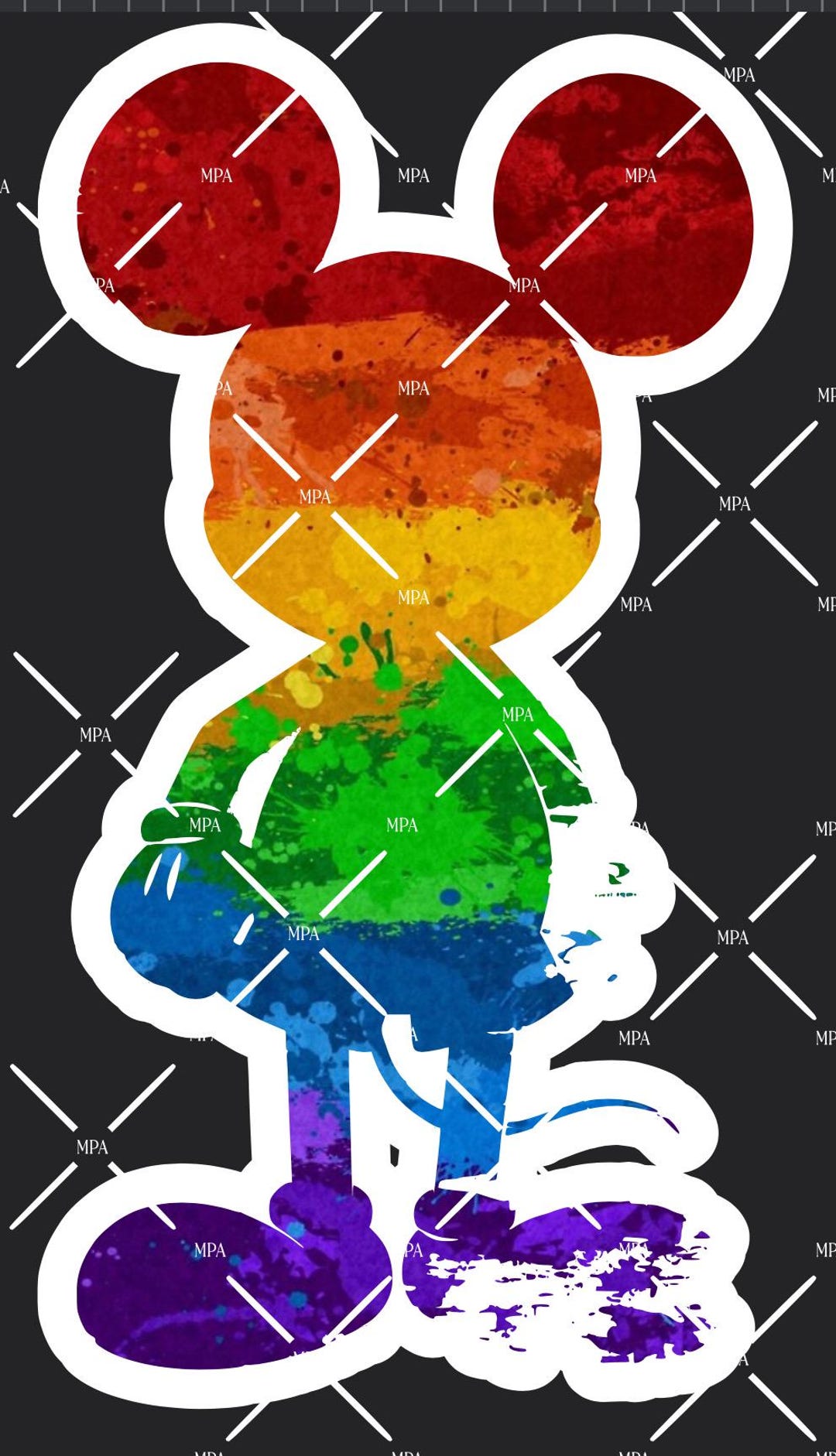 Disney LGBTQIA+ Pride Sticker - Etsy