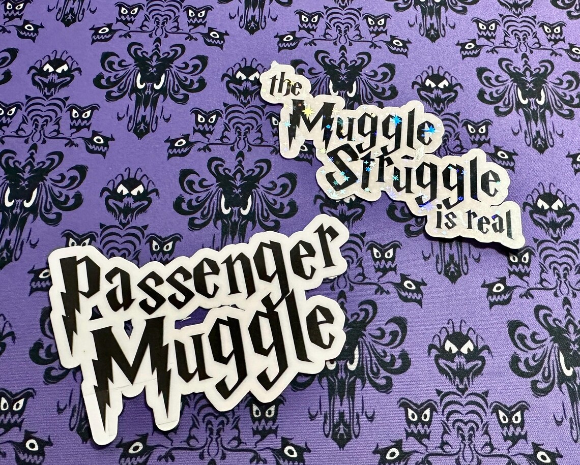 Harry Potter | Passenger Muggle | Water Resistant Vinyl Decal Sticker ...